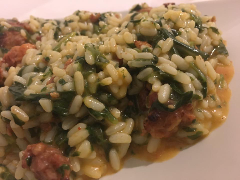 Risotto agli spinaci – Italian Kitchen Club